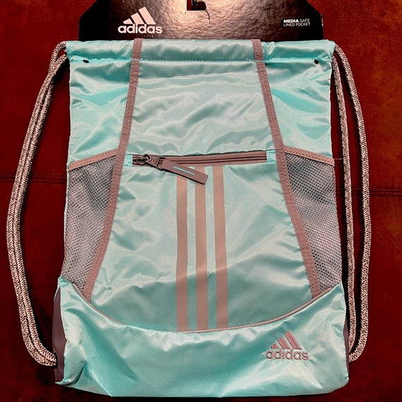 adidas | Bags | Adidas Backpack New Mints Green And Gray | Poshmark